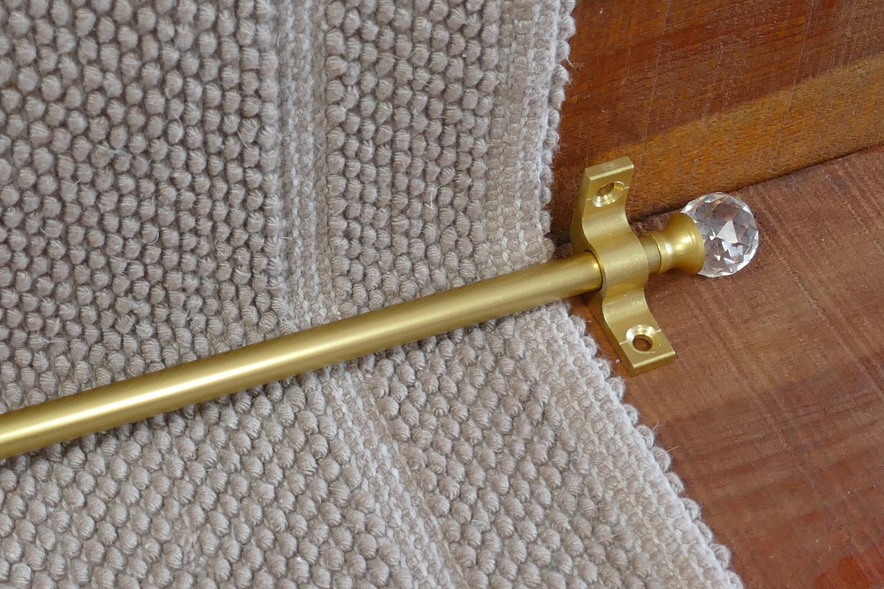 Customized Stair Rodrunner Rods3/8'' Stair Carpet - Etsy