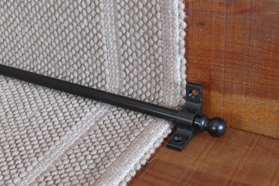 Black Stair Rods,runner Rods,3/8'' Stair Carpet Runners ,hardware Set ...