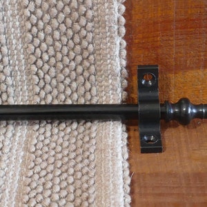 Black Stair Rod,runner Rods,3/8'' Stair Carpet Runners ,hardware Set ...