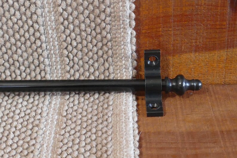 Black Stair Rodrunner Rods3/8'' Stair Carpet Runners - Etsy