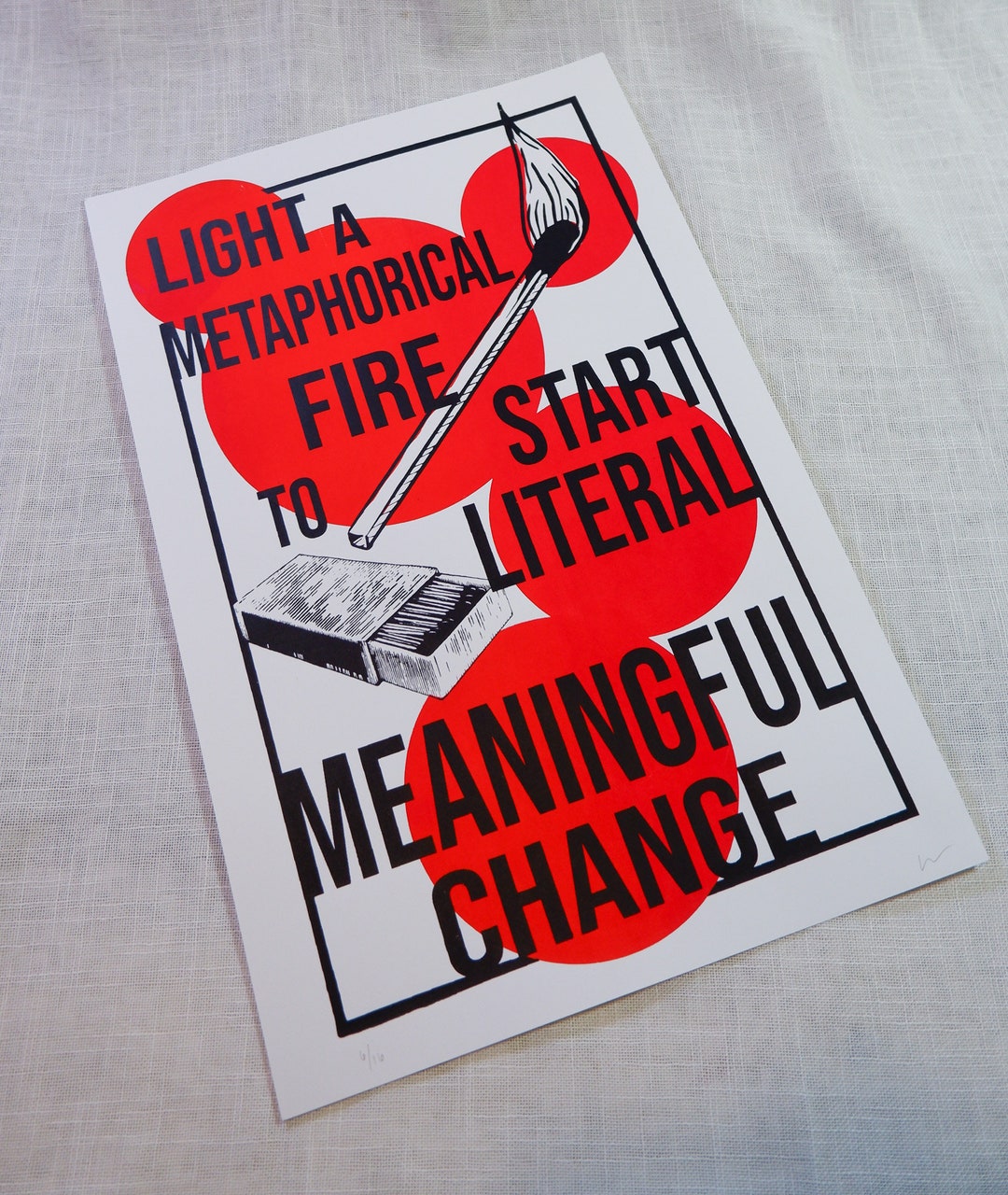 Metaphorical Fire Print - Etsy