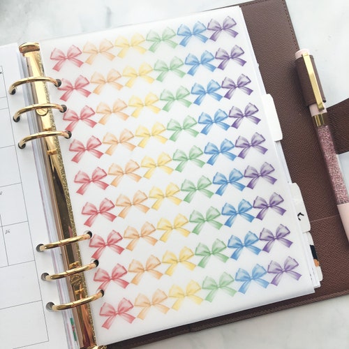 DIVIDER SET Pastel Rainbow for Ring Planners A5 A5 Wide - Etsy