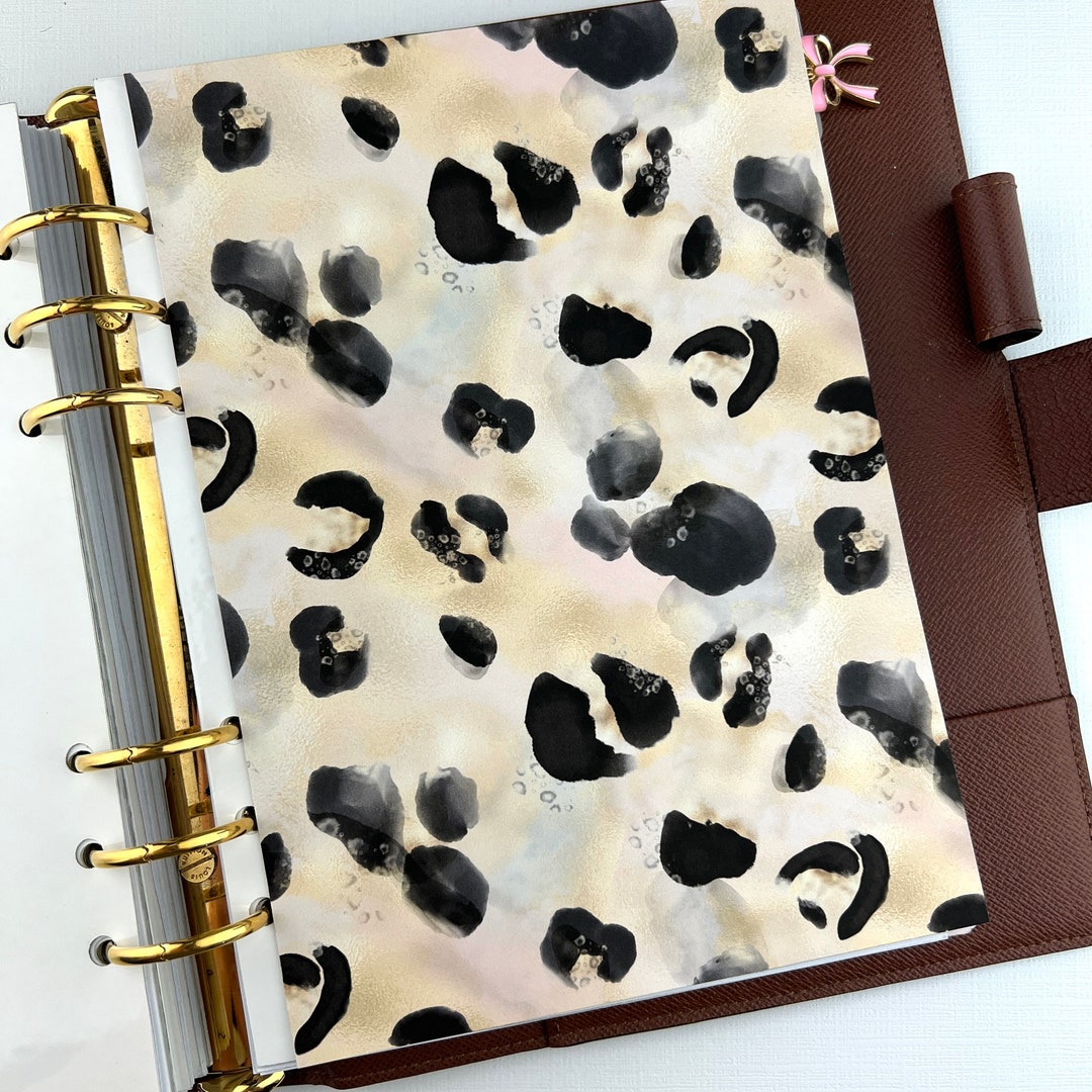 Leopard Print Planner Dashboard: A6, B6, Personal, A5 - Etsy
