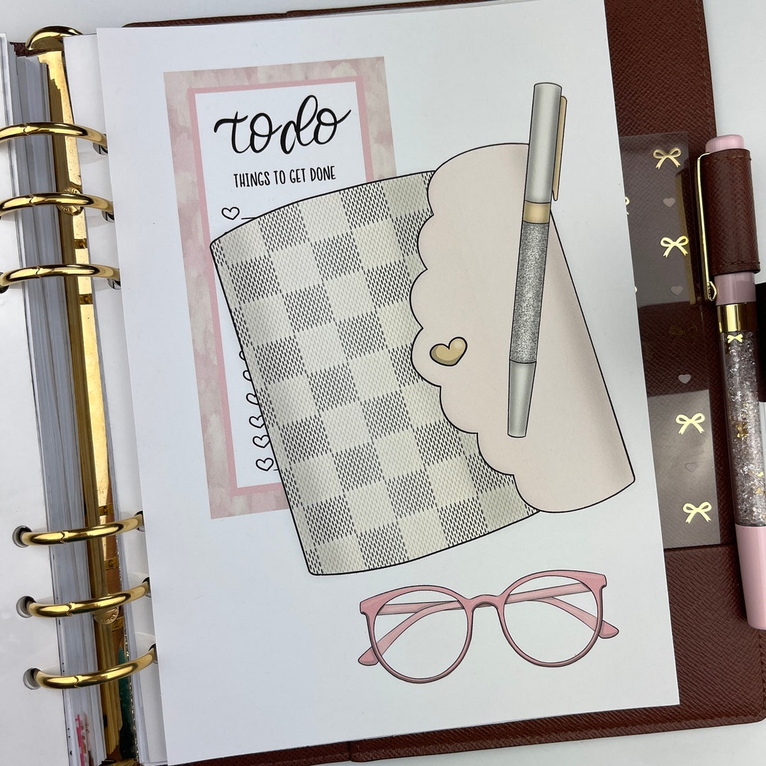 Luxe Cloud Planner Dashboard: Ring Planner Insert, A5/A6/B6 - Etsy