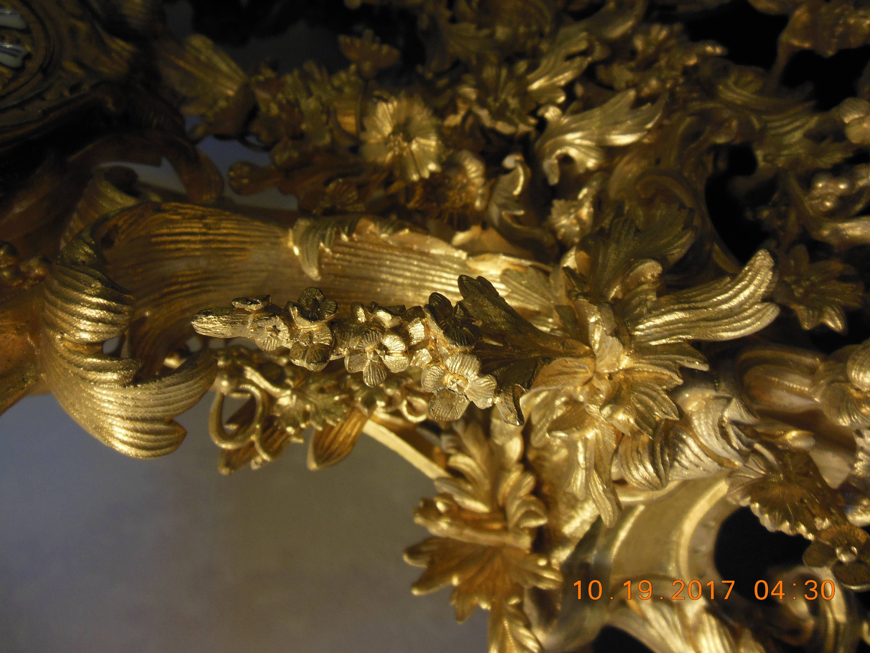 French Antique Gilt Bronze Ormolu Rococo Style 19 Century - Etsy