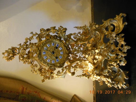 French Antique Gilt Bronze Ormolu Rococo Style 19 Century | Etsy