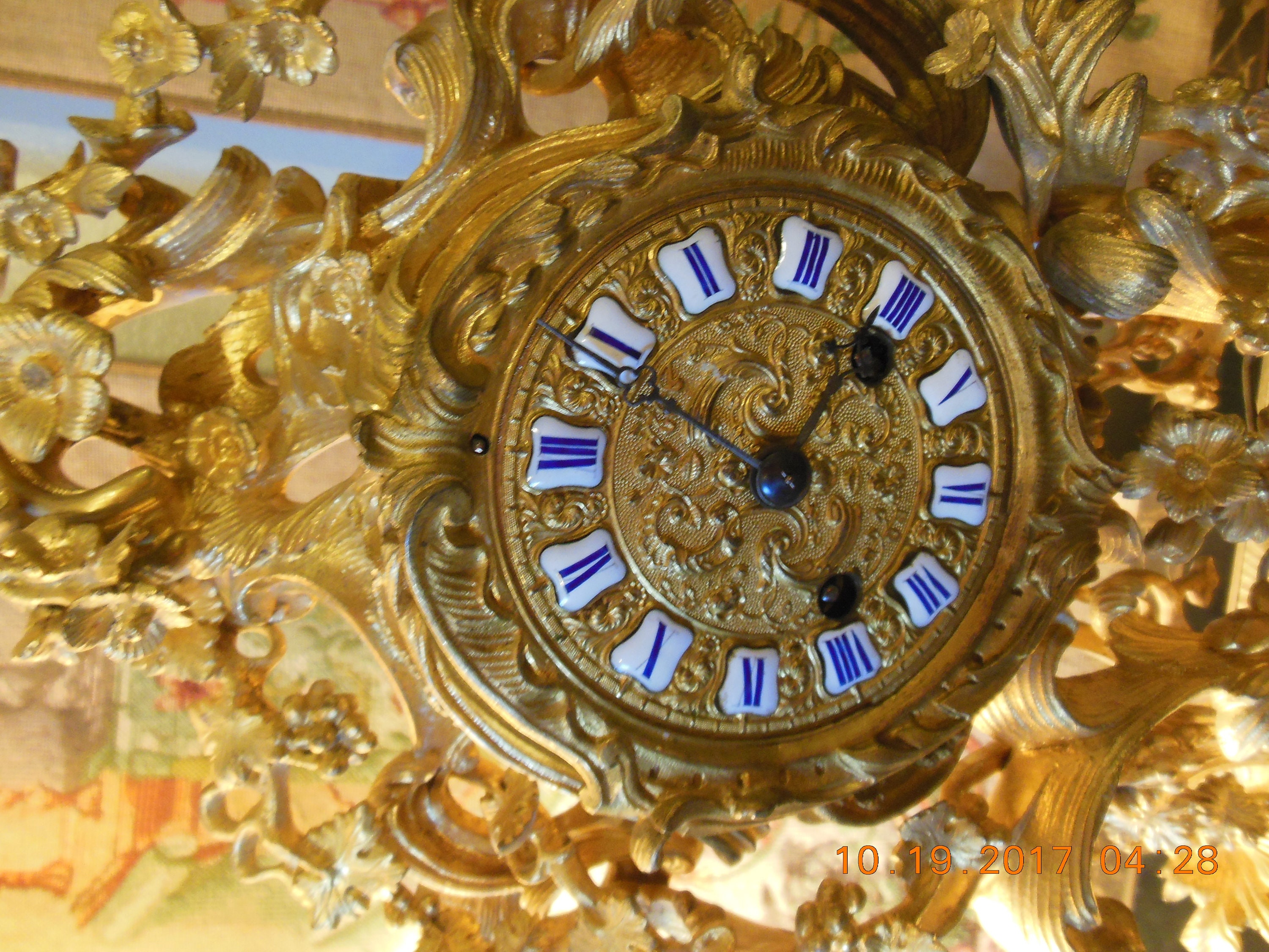 French Antique Gilt Bronze Ormolu Rococo Style 19 Century - Etsy