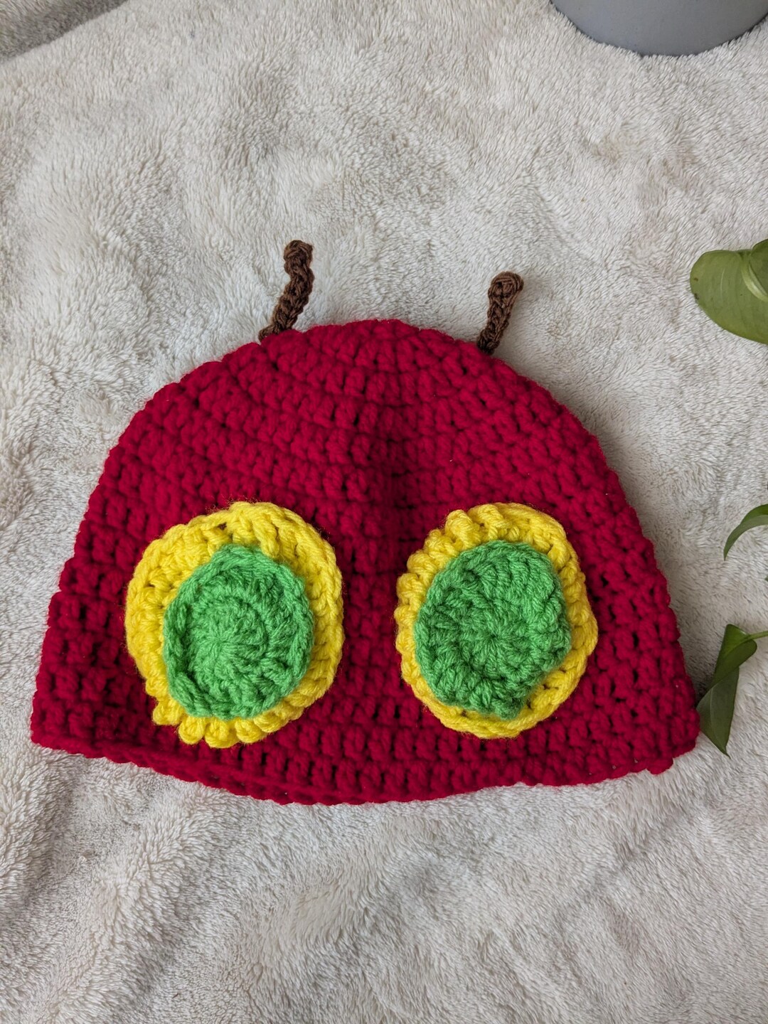 Crochet Very Hungry Caterpillar Hat - Etsy