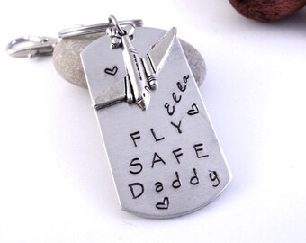 Fly Safe Keepsake to Dad From Kids Father's Day Gift - Etsy