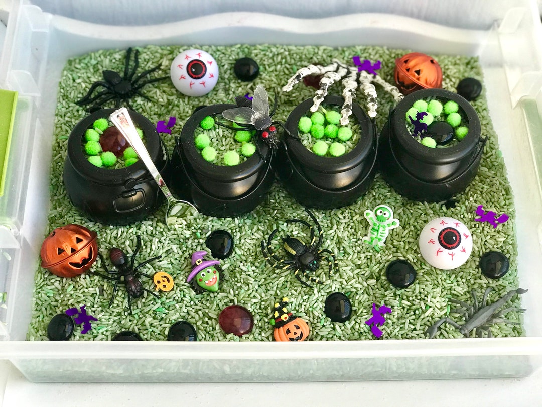 Witch's Cauldron Sensory Bin Kit - Etsy