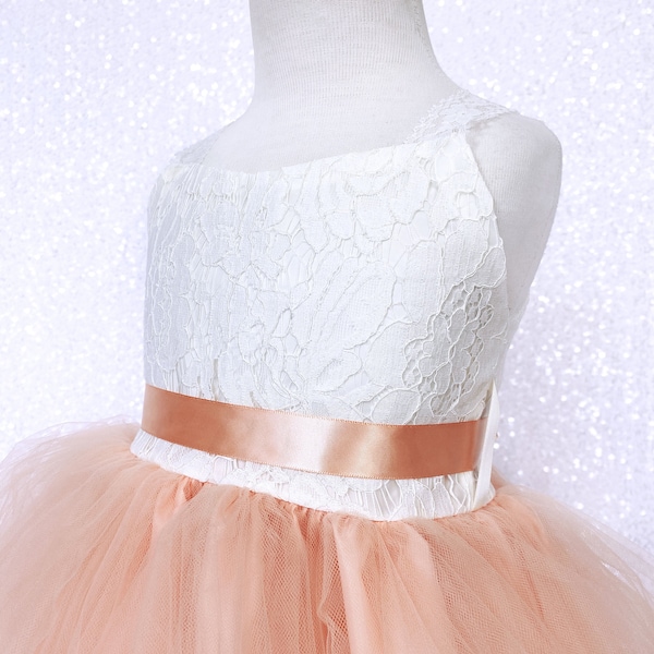 Peach Tulle Skirt - Etsy