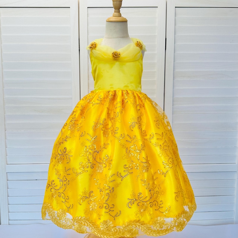 Girls Yellow Renaissance Gown - Etsy