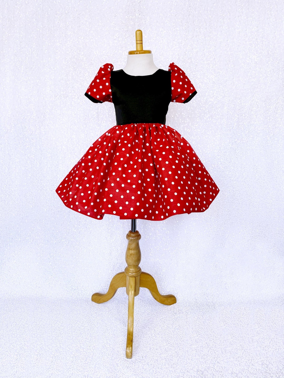 Polka Dot Minnie Preppy Infant Toddler Junior Birthday Trendy Knee ...