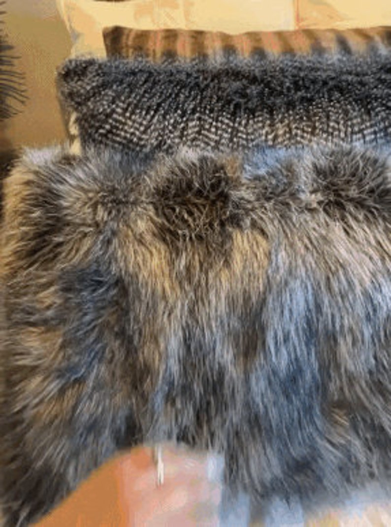 Fluffy Body Pillow Faux Fur Soft Full Body Pillow Bed Pillow - Etsy