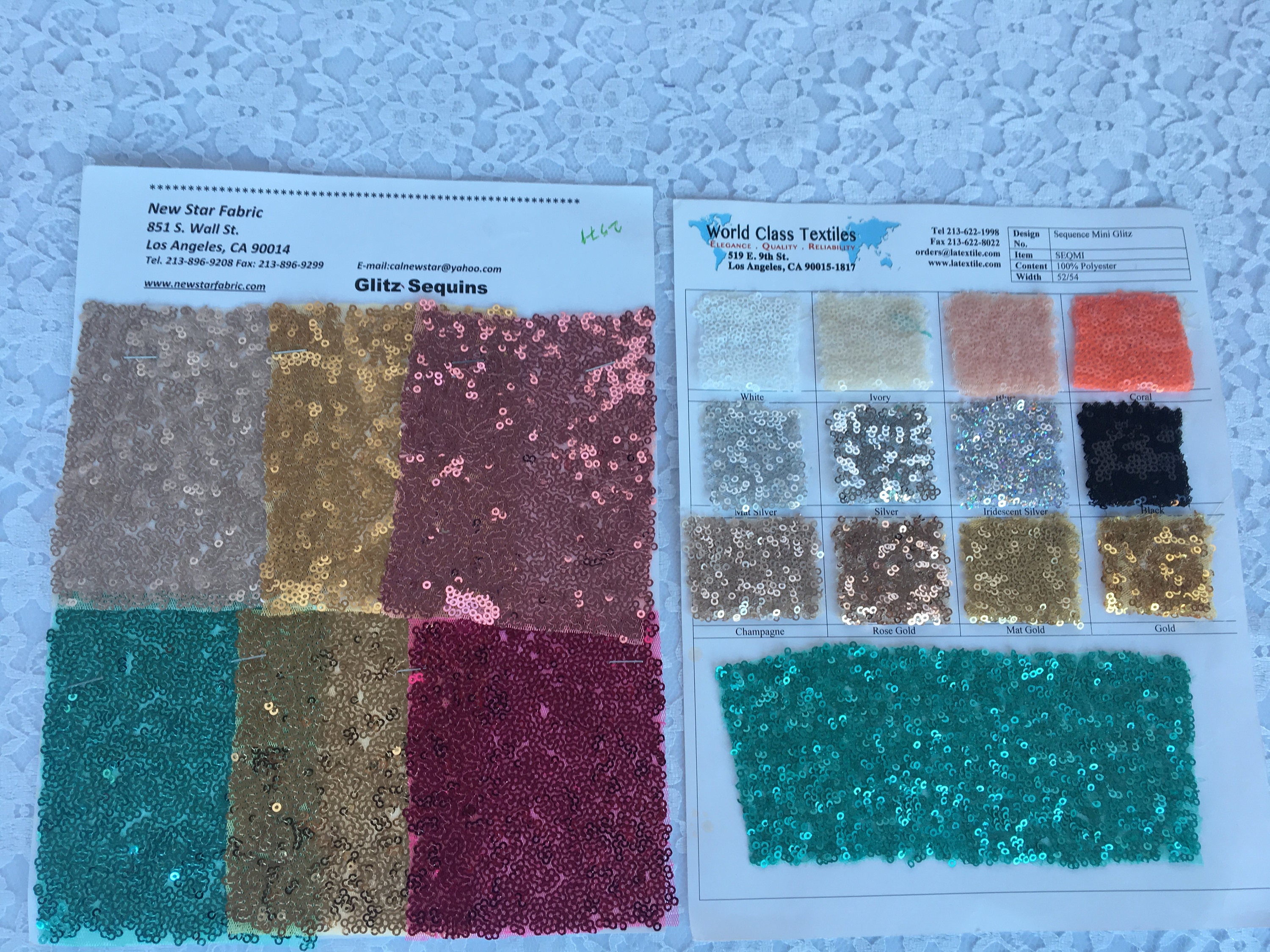 Sequence / Sequin SWATCHES Flower Girl Dress Wedding Birthday | Etsy