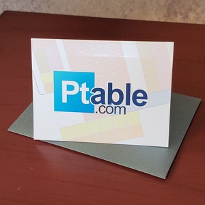 Periodic Table Plastic Wallet Card | Etsy