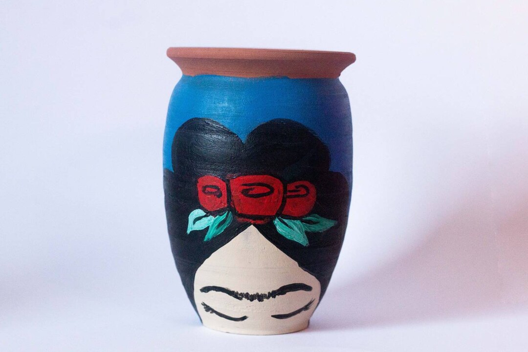 Frida Kahlo, Cantaritos De Barro, Mexican Tequila Shots, Jarritos De ...