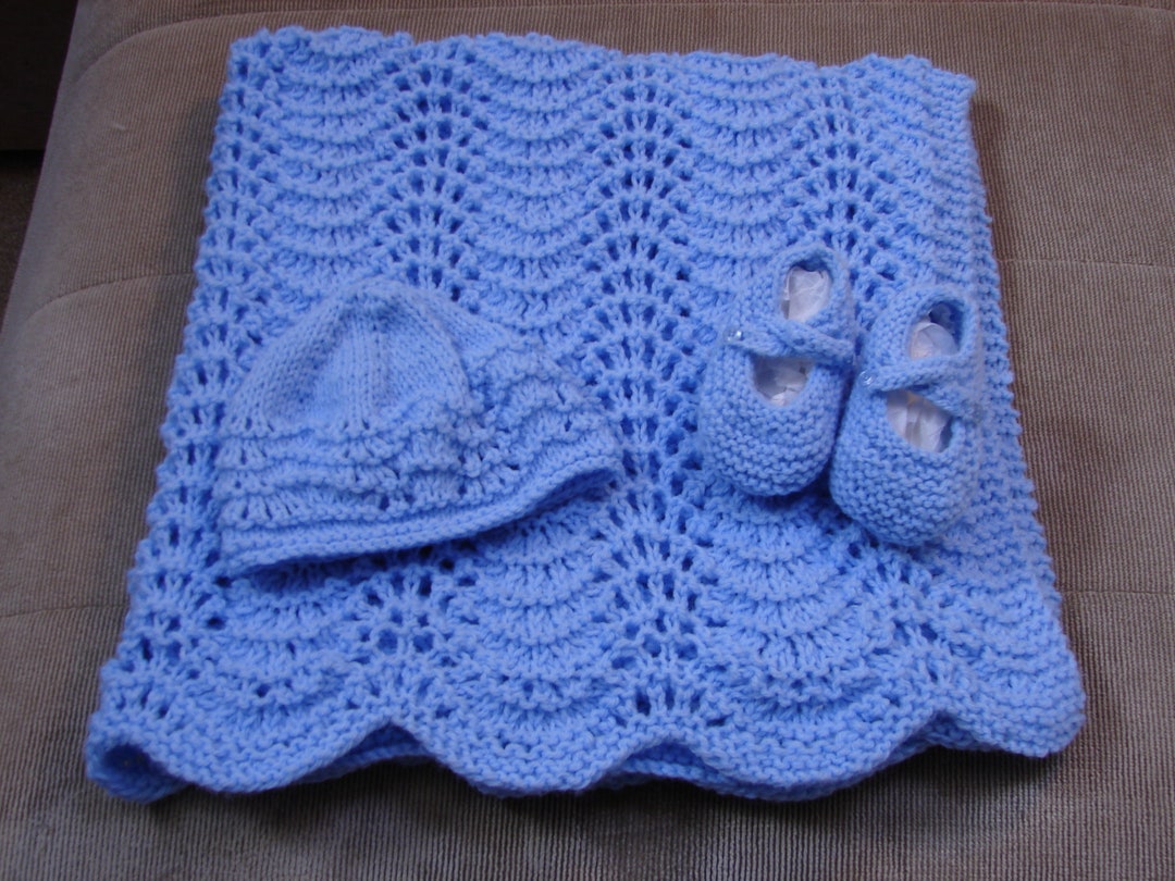 New Handknit Baby Layette Set (3 Piece) - Special Order Only! - Etsy