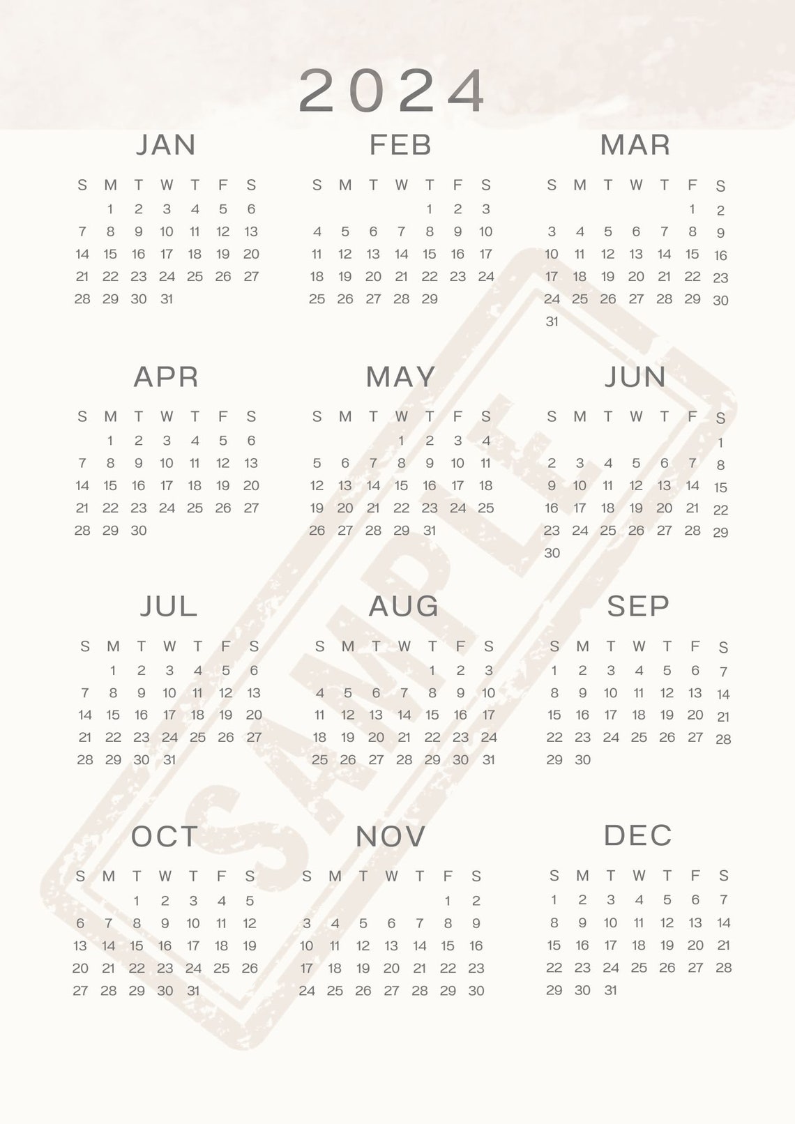 Printable 2024 Planner Bundle - 2024 Diary - 2024 Yearly Planner ...