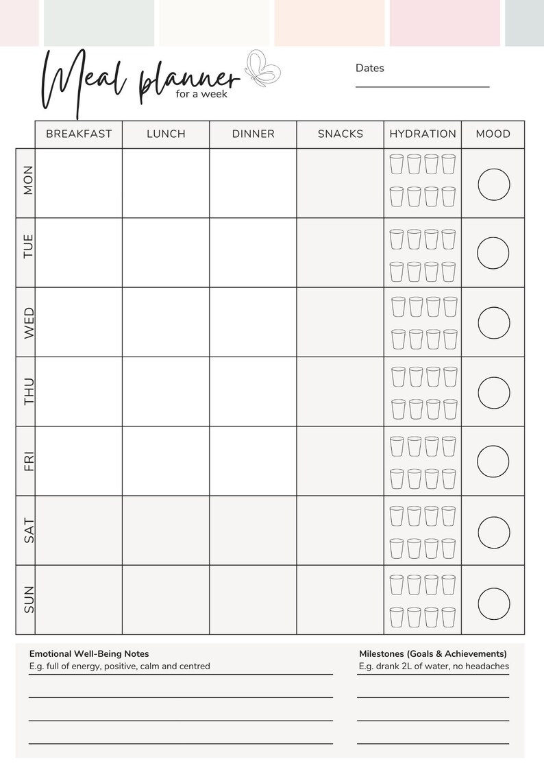Wellness and Weight Loss Journal, Weight Loss Tracker, Fitness Tracker ...