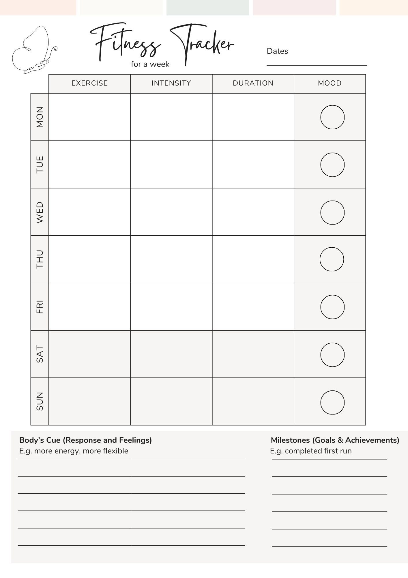 Wellness and Weight Loss Journal, Weight Loss Tracker, Fitness Tracker ...