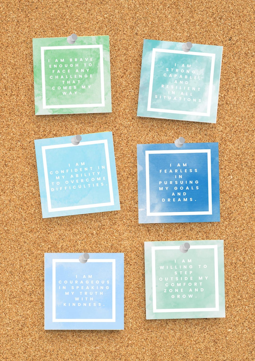 Printable 30 Positive Affirmation Cards for Kids – Growth Mindset ...