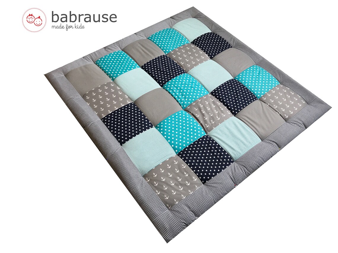 Nähpaket Patchworkdecke nähen DIY Krabbeldecke - Etsy.de