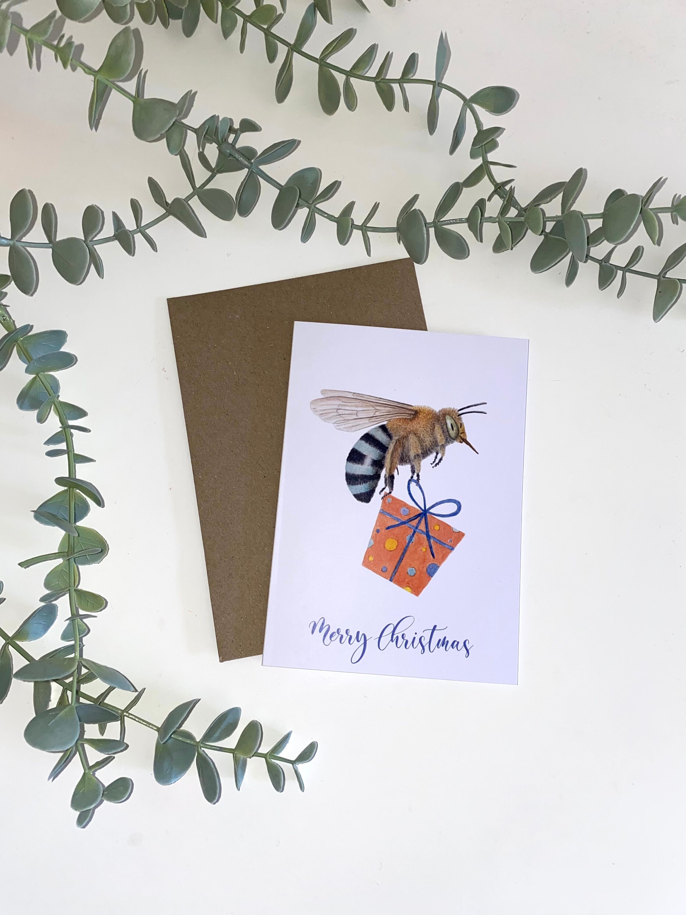 Australian Insect Christmas Cards - Watercolor, Set of 5 - Etsy