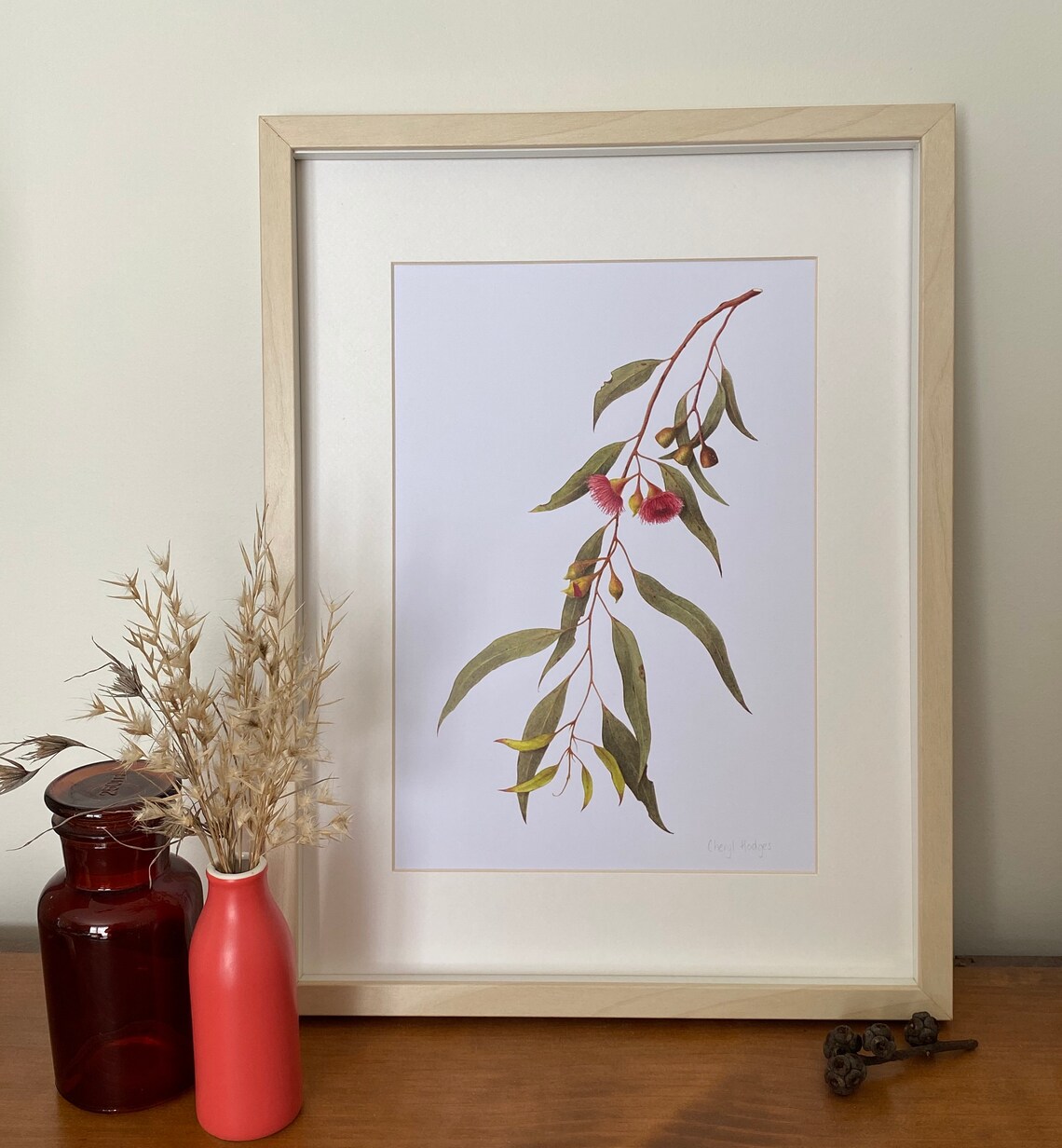 Australian Botanical Watercolour Prints Set of 6 Eucalyptus - Etsy ...