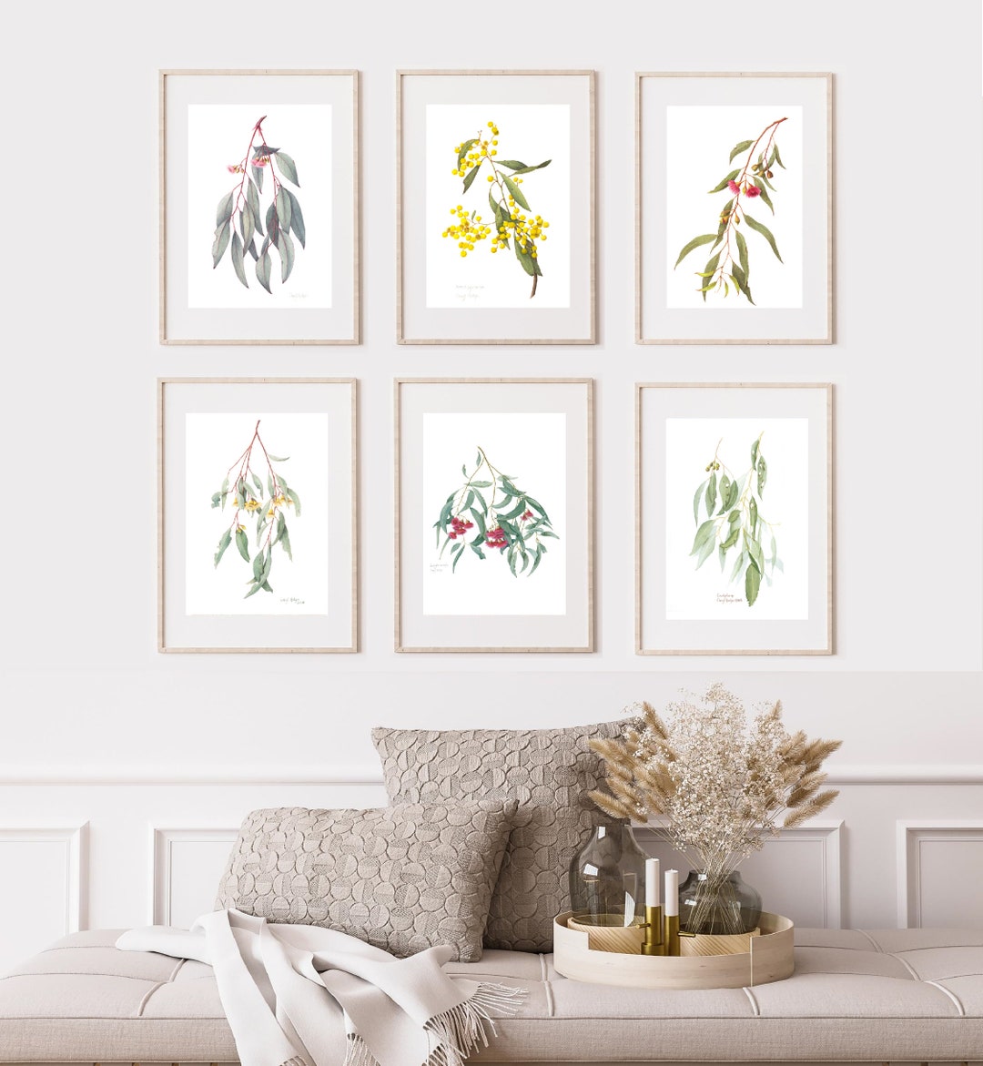 CUSTOM - Australian Native Botanical Images Set of 6 Printable Wall Art ...