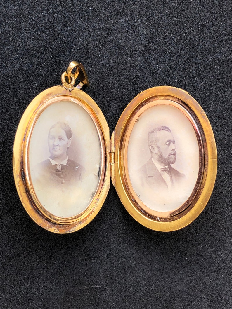 Late Victorian Locket in 14 Carat Gold - Etsy