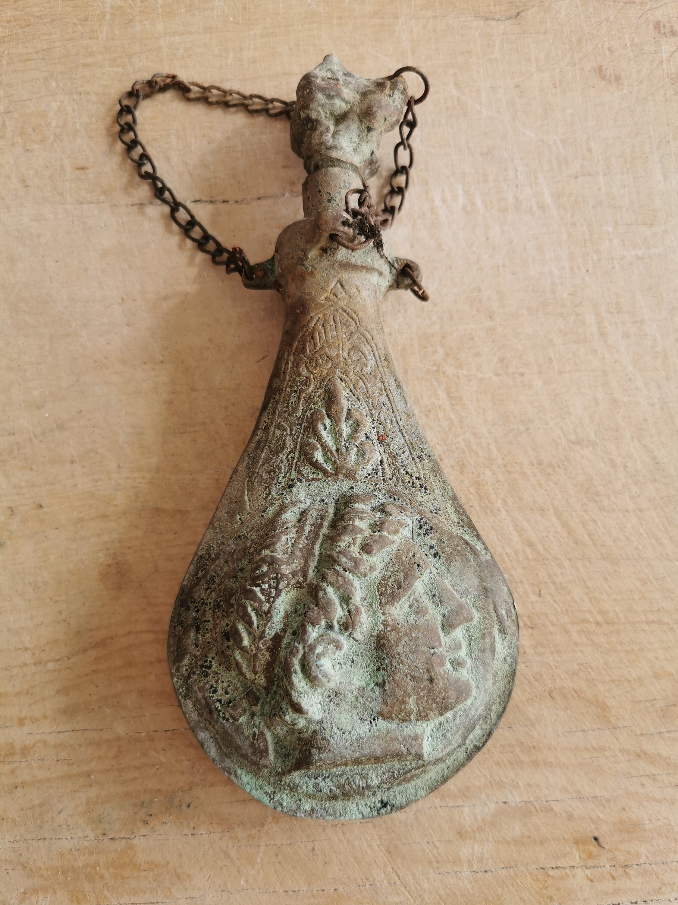 Antique Inalid Gunpowder Case Old Flask Rustic Old Metal - Etsy