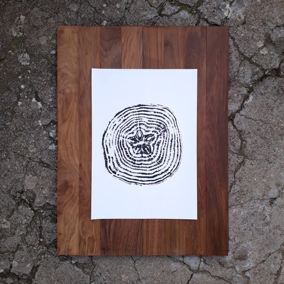 Tree Stump Print Tree Ring Print Tree Stump Art Tree | Etsy