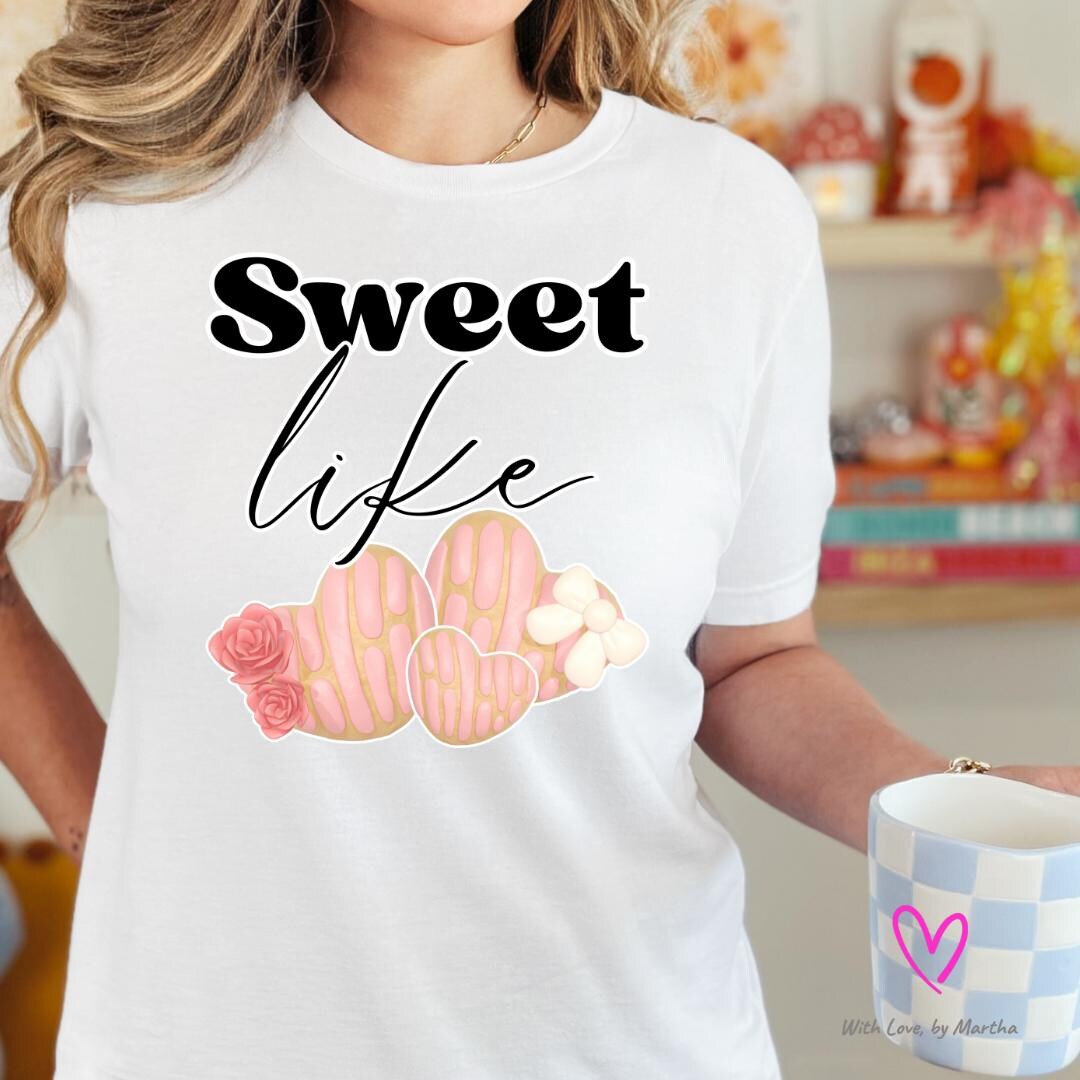 Sweet Like Png, Pan Dulce Design, Conchas Hearts Png, Sweet Like Pan ...