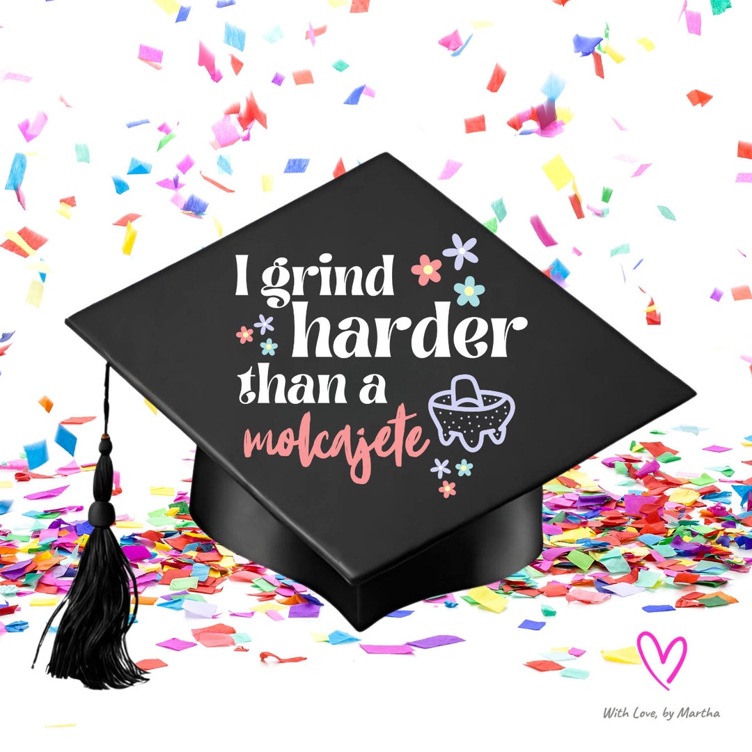 La Graduada PNG, Latina SVG, Mexican Graduation, Grad Cap Decoration ...