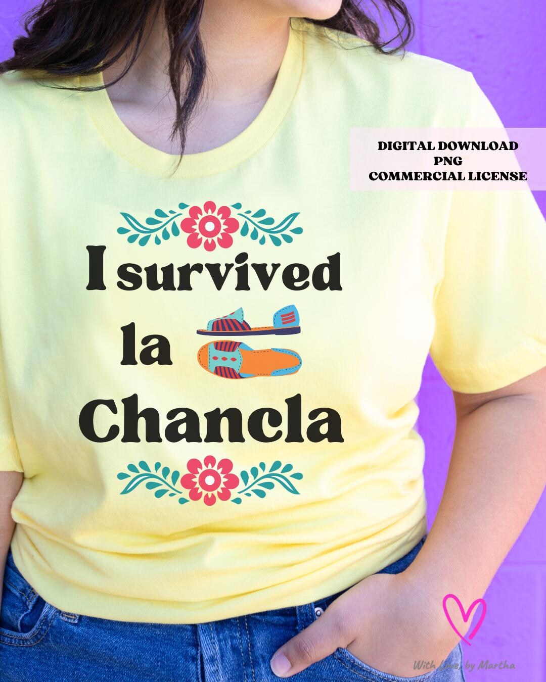Chancla Survivor PNG: Funny Mexican Latina Digital Design of Sandal ...