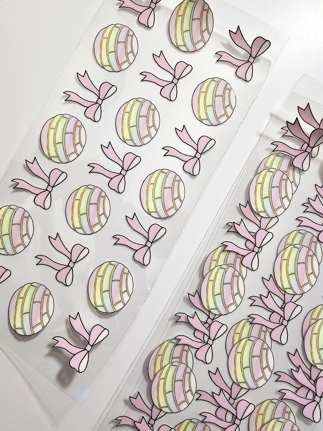 Pastel Rainbow UVDTF Wrap, Easter Pastels Conchas Pattern Wrap, Mexican ...