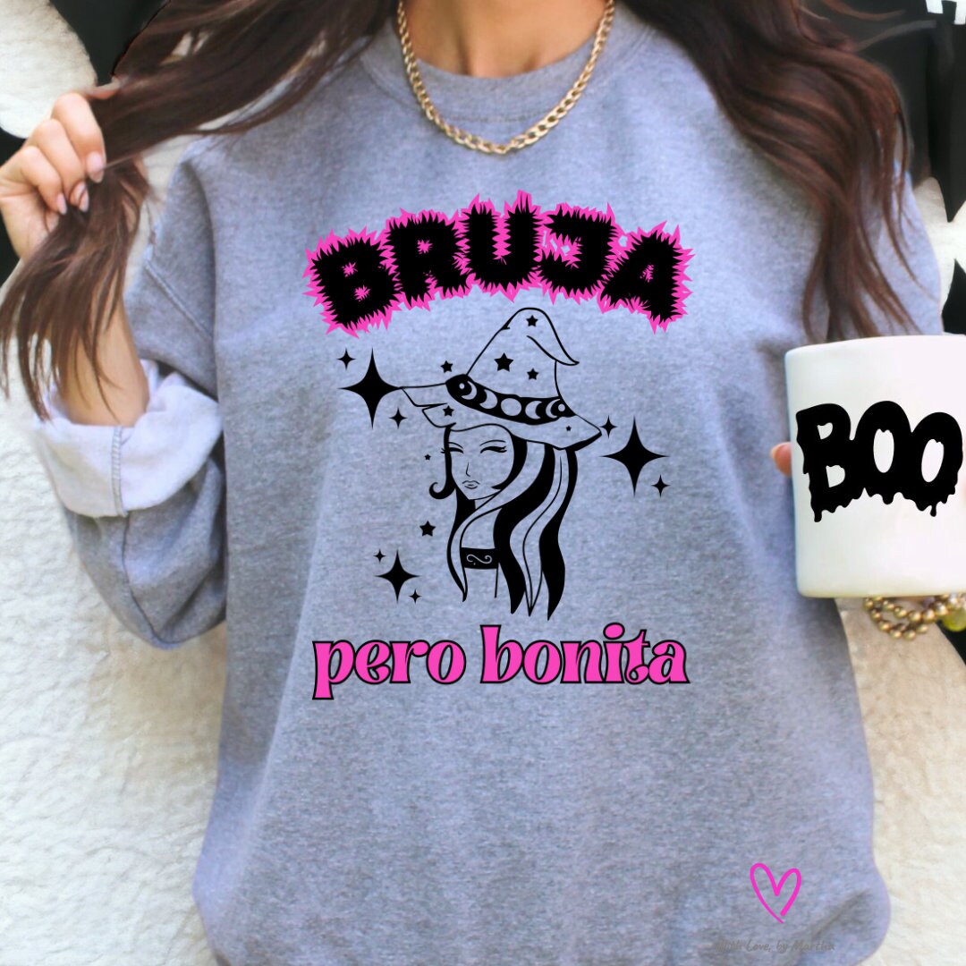 Witch but Cute PNG, Bruja Pero Bonita SVG, Cute Latina Witch, Mexican ...