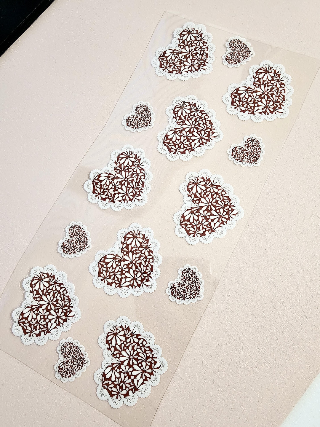 Talavera Heart UVDTF Wrap: Mexican Corazones Embroidery Style Transfer ...