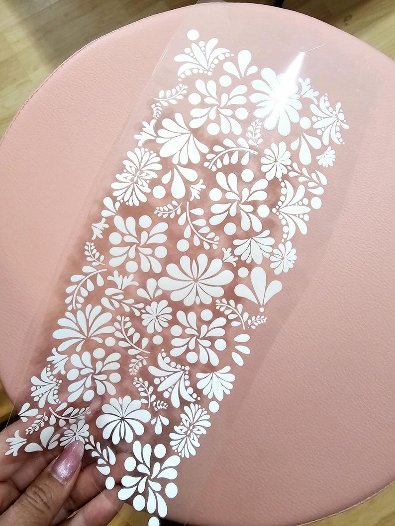 Mexican White Talavera UVDTF Wrap, Clay Pattern Wrap, Mexican ...