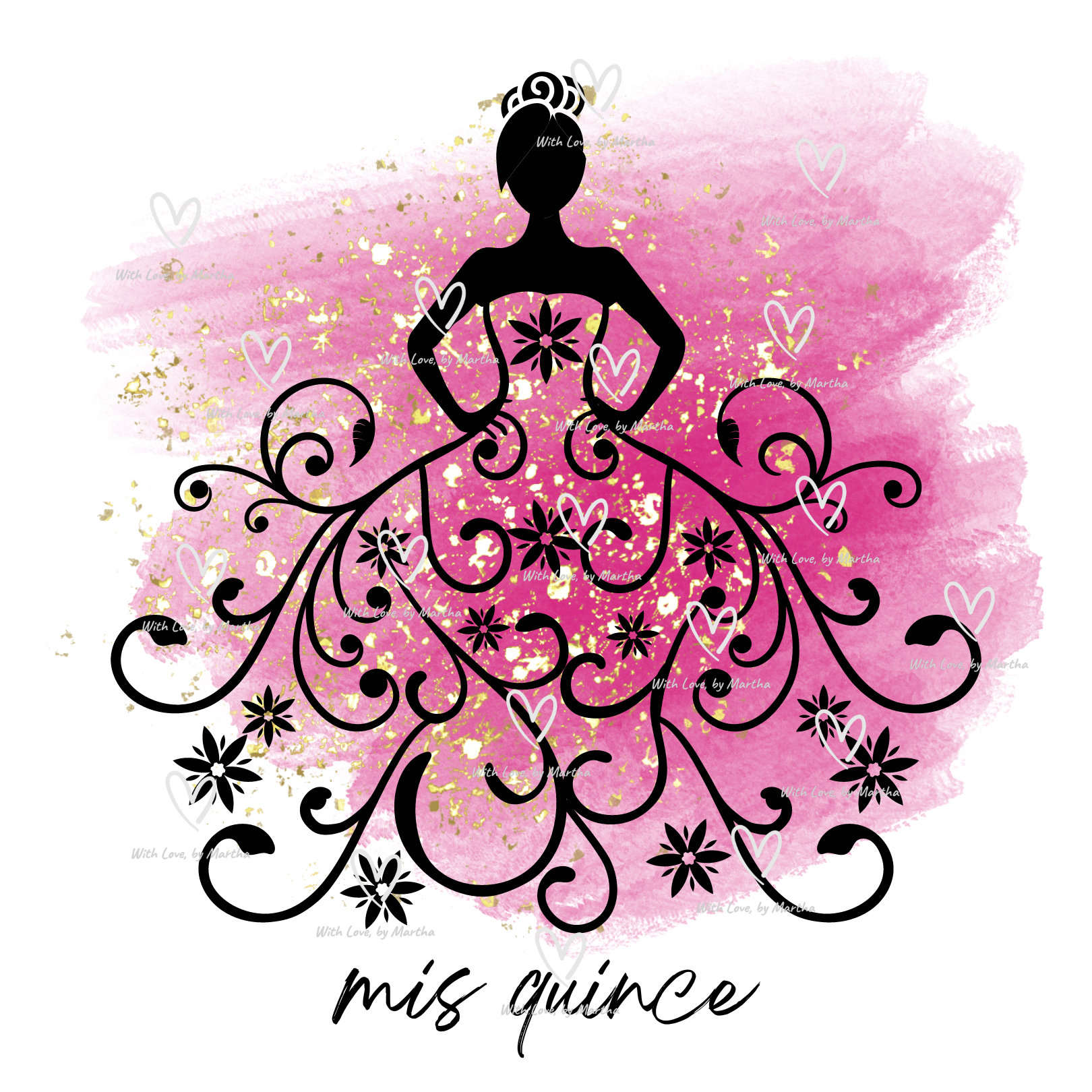 Quinceañera SVG, Mis Quince Png, Latina SVG, XV Design, 15th Birthday ...