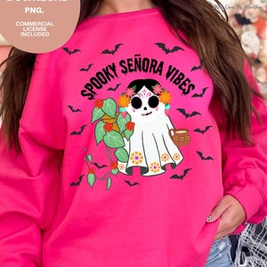 Spooky Senora Vibes Png, Mexican Halloween, Spooky Design, Latina Ghost ...