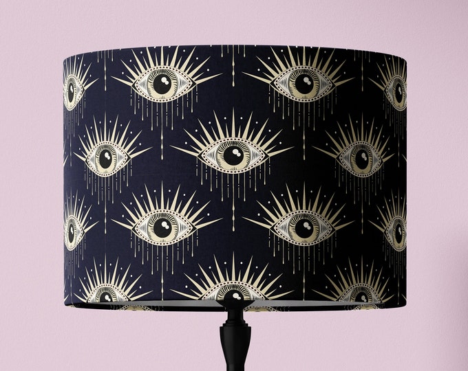 Whimsigoth Evil Eye Table Lamp Shade, Witchy Gift Gothic Home Decor - Etsy
