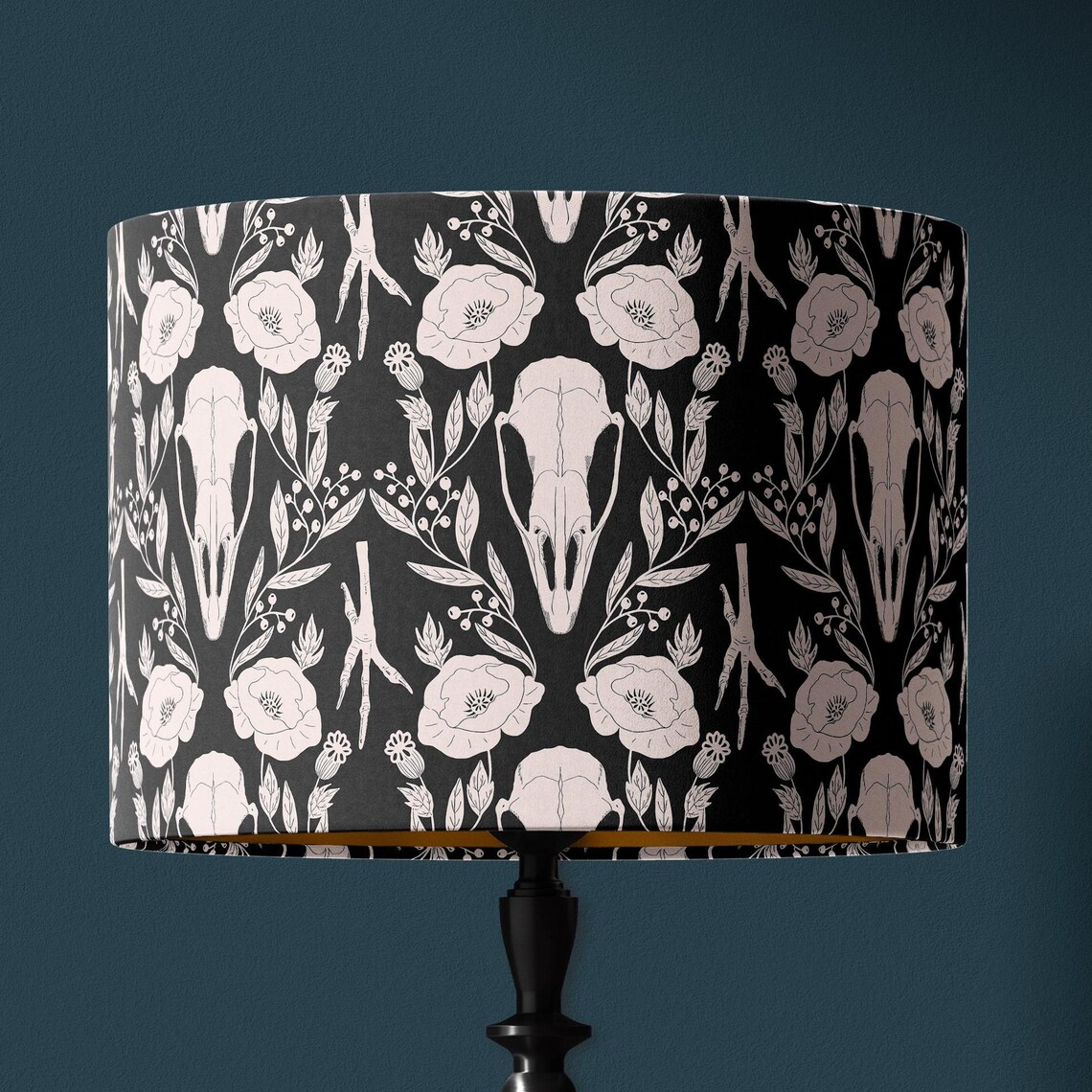 Whimsigoth Bird Skull Nightstand Lamp Shade, Witchy Gift Gothic Home ...