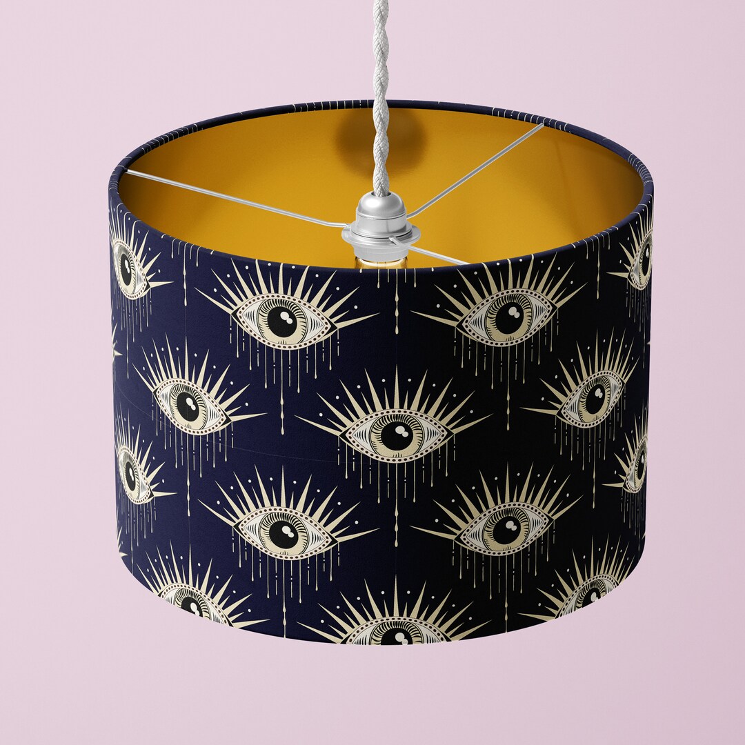 Whimsigoth Evil Eye Ceiling Lamp Shade Pendant, Witchy Gift Gothic Home ...