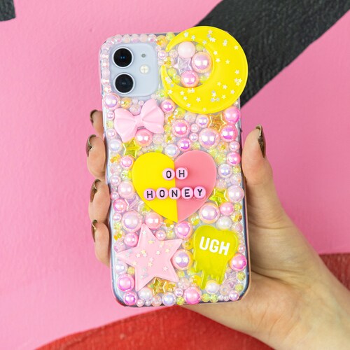 Oh Honey Decoden Phone Case - Etsy UK