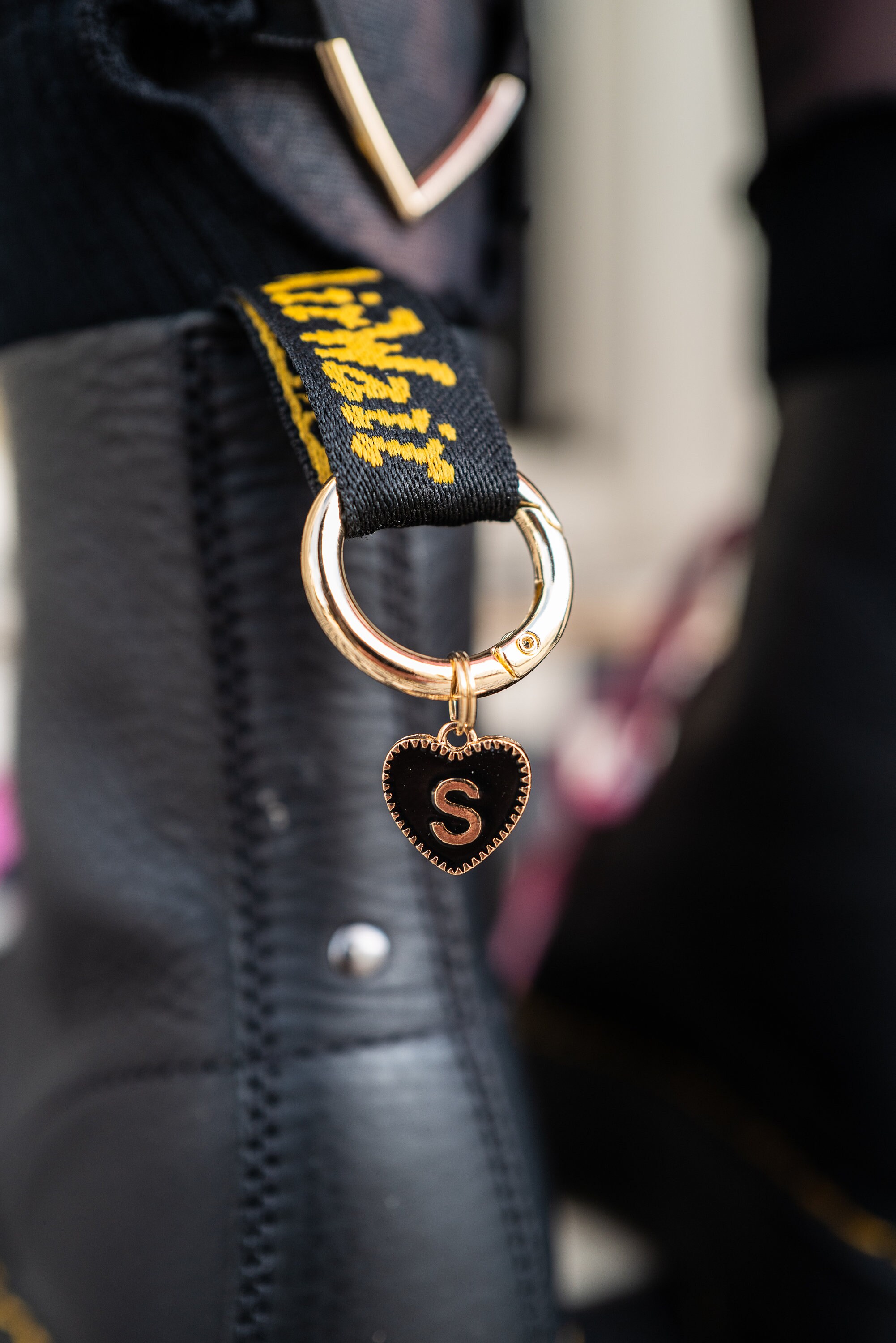 Black Heart Letter Boot Charms - Etsy