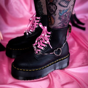Chunky Heart Shoe Chains - Etsy