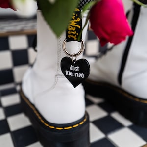 Just Married Boot Charms - Etsy