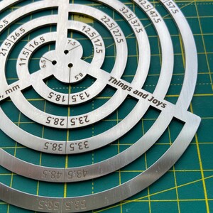 Leather Tool for Craft Circul Ruler Steel Leather Multi - Etsy